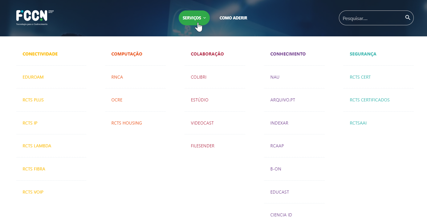 Unidade FCCN lança catálogo digital de serviços (abril 2023)
